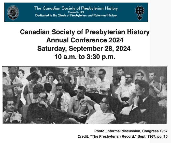 NEWS | Canadian Society of Presbyterian History Annual Conference, 2024 ...